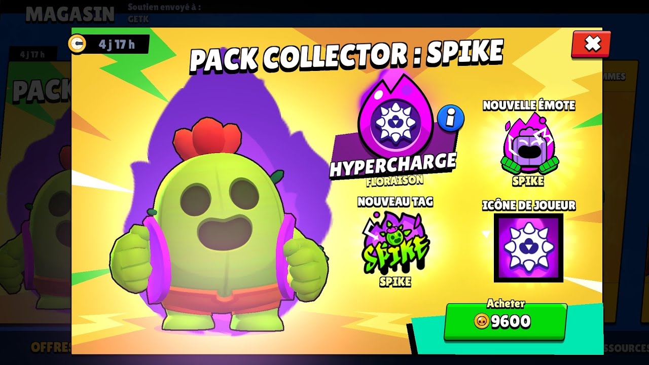 J'achète le PACK COLLECTOR : SPIKE et je teste son hypercharge !! - YouTube