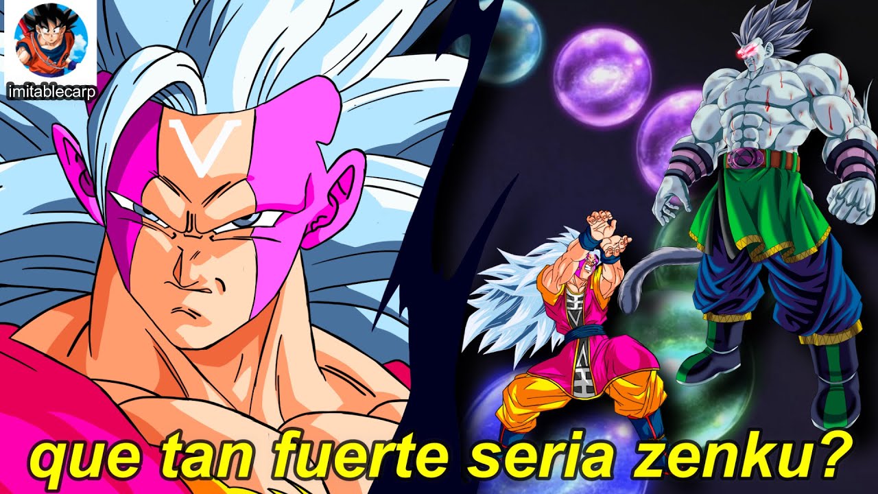 que tan fuerte es zenku? la fusion de goku y zeno sama. #dragonball # ...