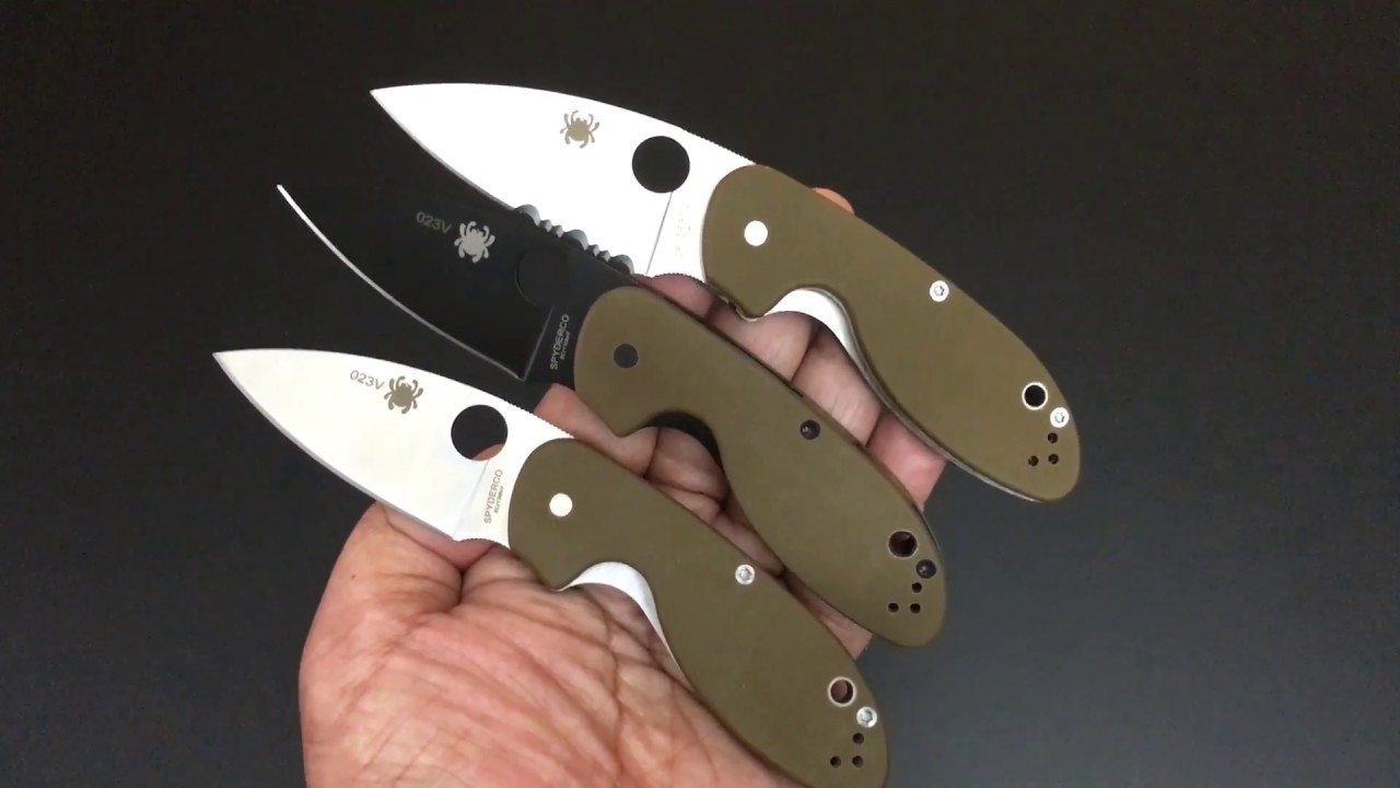 Spyderco Efficient Exclusive! The Knife of the Day! - YouTube