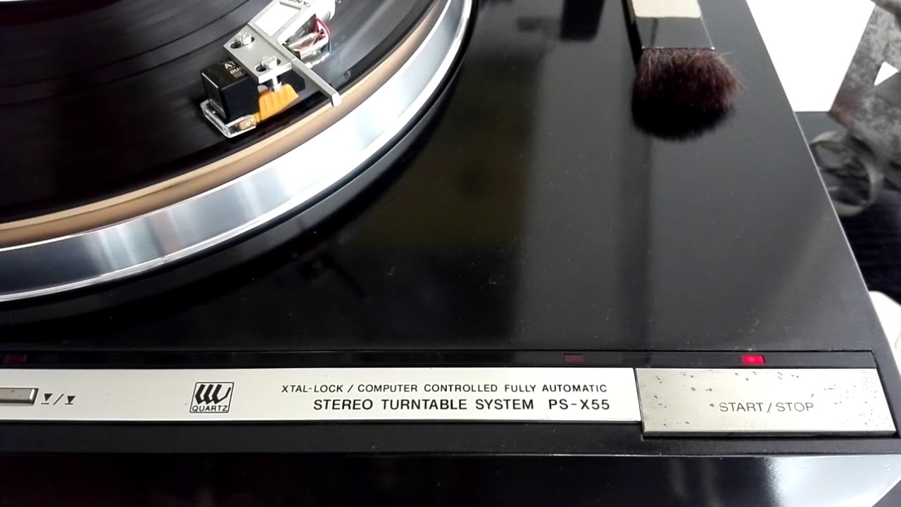 Sony PS-X55 Fully-Automatic Direct-Drive Turntable - YouTube