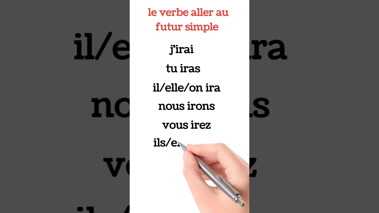Le Verbe Aller Au Futur Simple YouTube le-verbe-aller-au-futur-simple-youtube