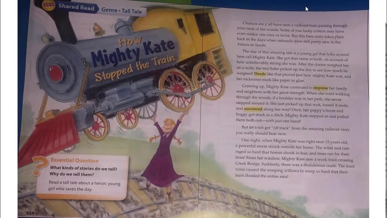 Eng G5 Reading - "How Mighty Kate Stopped the Train” (Reading Writing ...