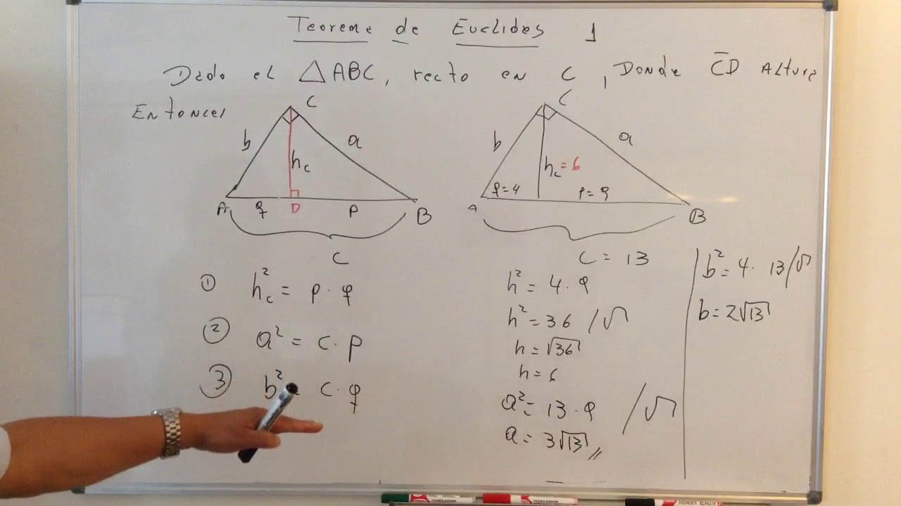 Teorema de Euclides - YouTube