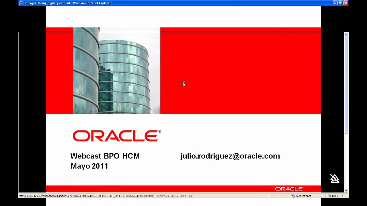 Externalización de RRHH con Oracle Peoplesoft HCM - YouTube