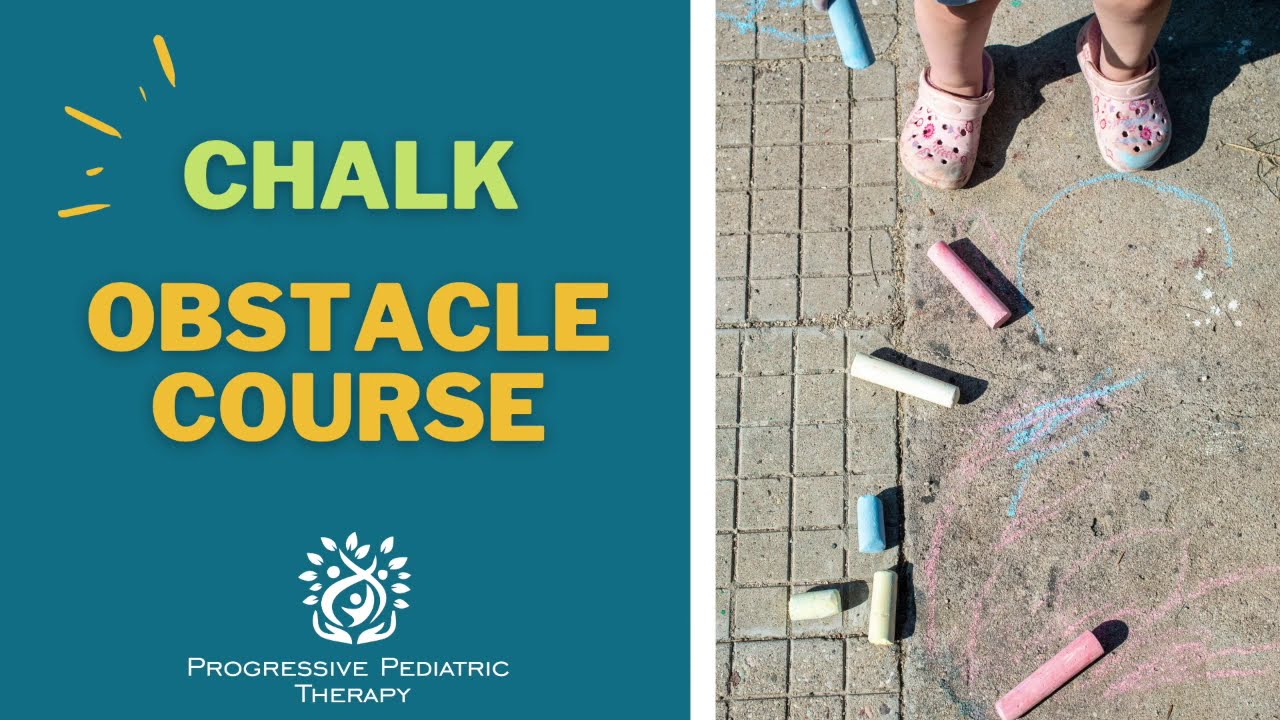 Chalk Obstacle Course - YouTube