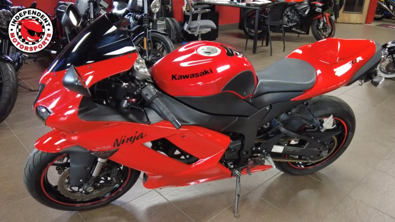 2007 Kawasaki Ninja 636 ZX-6R - YouTube