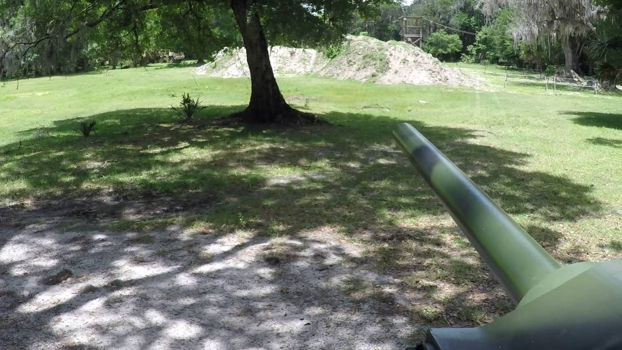 Tank vs Convoy at DV8 Airsoft Field - YouTube