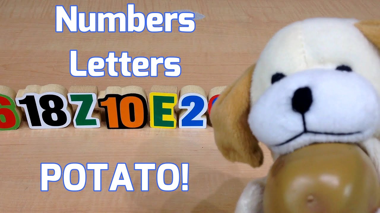Numbers, Letters, Potato!! Our favorite games together - YouTube