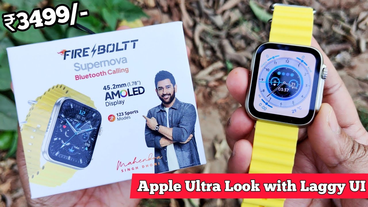 Fire Boltt Supernova Unboxing & Review - Apple Ultra Watch Clone for ...