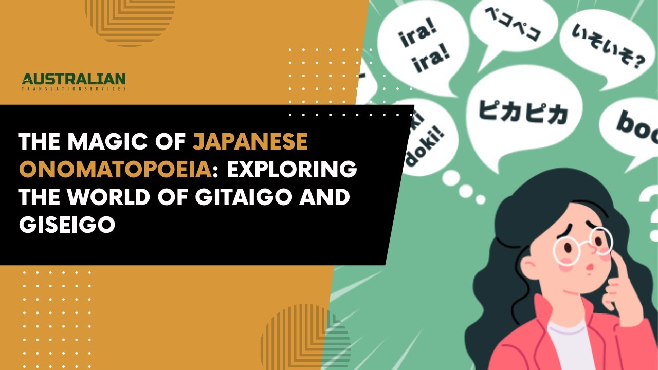 The Magic of Japanese Onomatopoeia: Exploring the World of Gitaigo and ...
