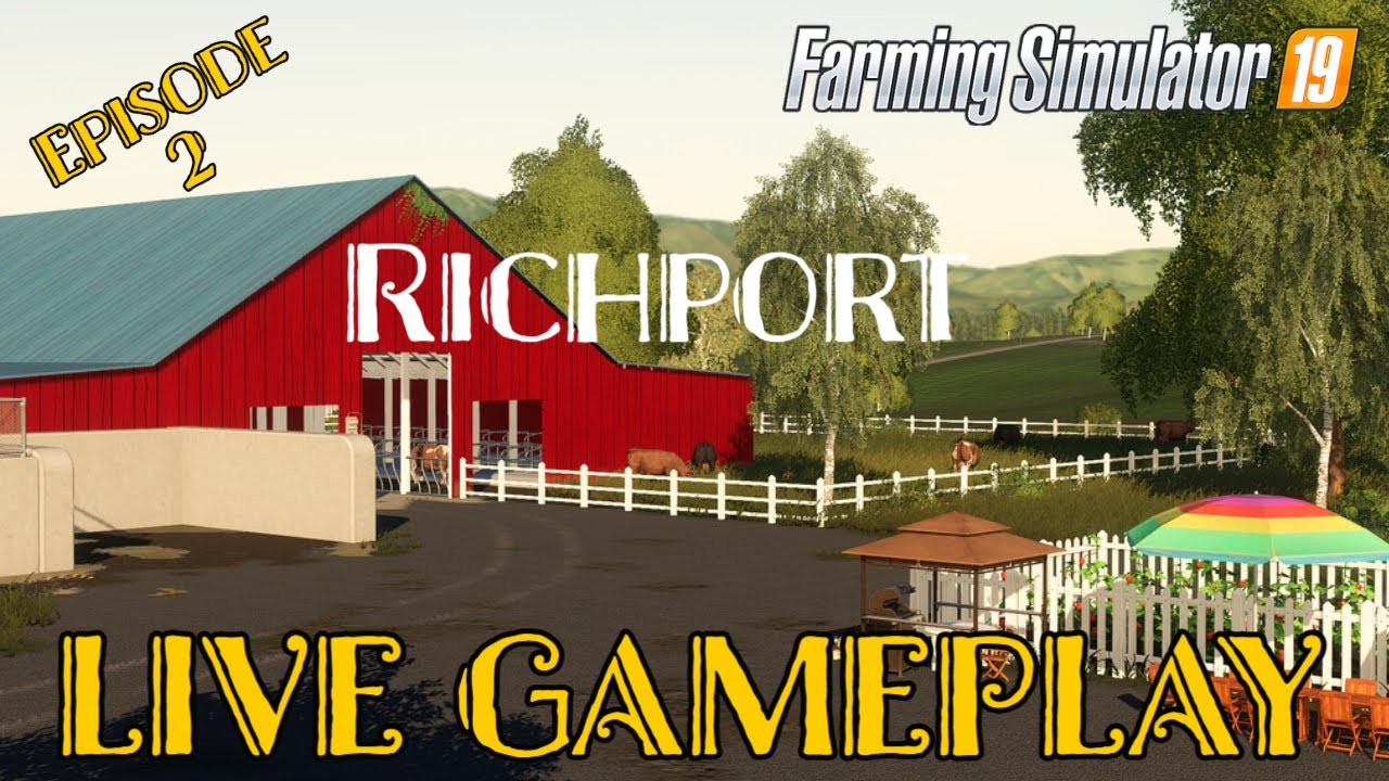 We're Bailing - Richport FS19 - Live - Team John Deere - Farming ...