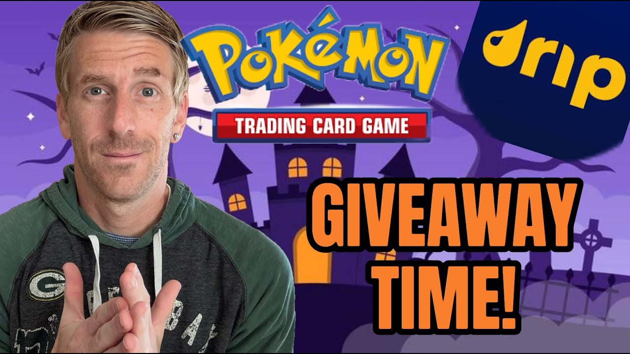 GIVING AWAY Pokemon Cards for Halloween on Drip! - YouTube