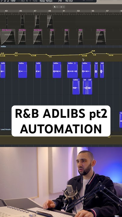 Automation R&B adlibs to add dynamics. #logicpro #mixingmastering #mixingandmastering #rnbmixing ...