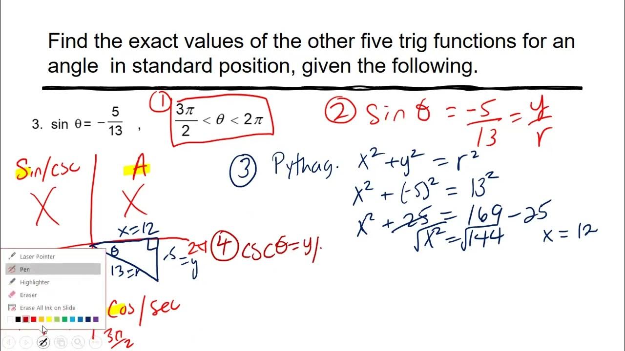 6.3 Trig Ratios pt. 2 - YouTube