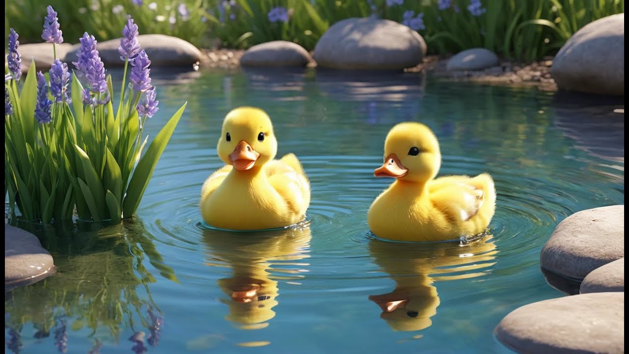 Baby Duck Quack Quack Quack: A Waddly Day by the Pond - YouTube