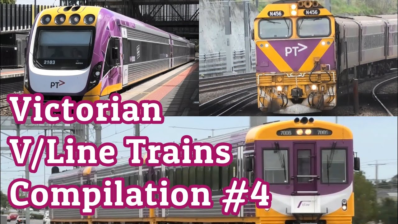 Victorian V/Line Trains Compilation #4 - YouTube