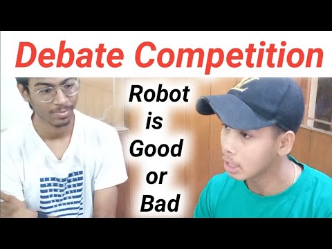 Debate Robot is good or bad |Debate in English |group discussion in ...