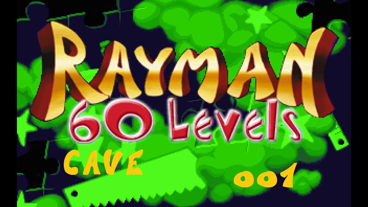 Rayman 60 Levels - Cave - Map 1 (very easy) - [MS-DOS] - YouTube
