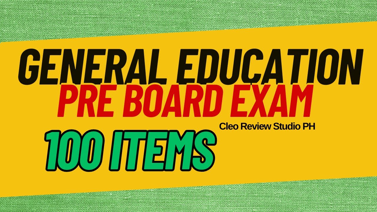 GENED PART 6 LET FREE MOCKBOARD FREE DRILLS 100 ITEMS - YouTube