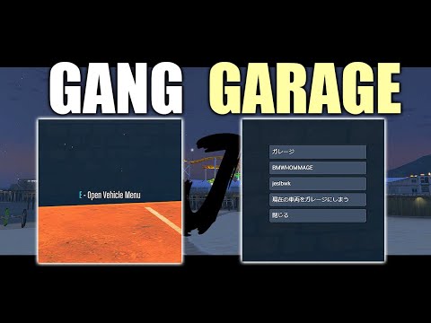 [QB core] Jai Garage Showcase | FiveM Gang Garage Script - YouTube