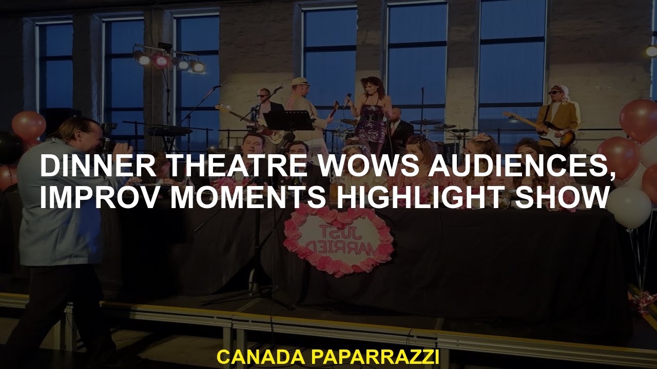 Dinner theatre wows audiences, improv moments highlight show - YouTube