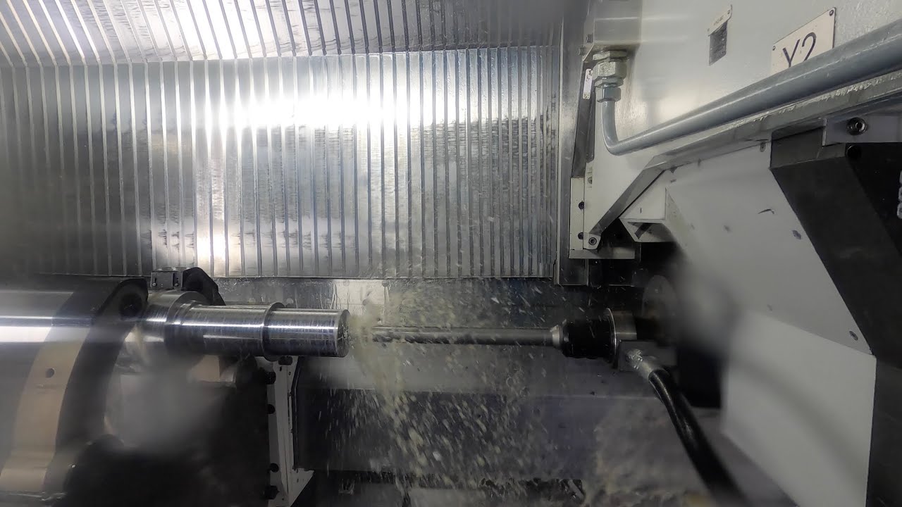 NILES-SIMMONS MC-Series Turn-Mill: Deep Hole Drilling - YouTube