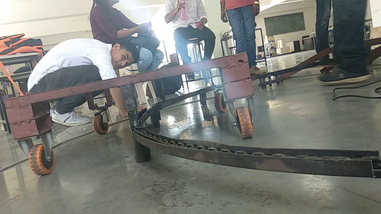 Towline conveyor - YouTube