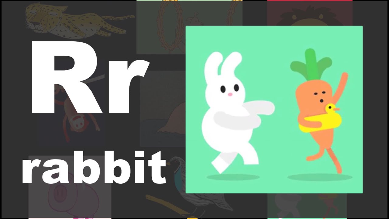 Fun Phonics Song Sing-Along Song| R is for Rabbit, R r r | Kidzstation ...
