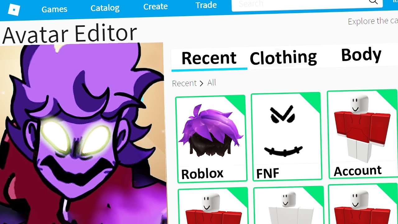 MAKING FRIDAY NIGHT FUNKIN MINUS SHAGGY a ROBLOX ACCOUNT (FNF) - YouTube
