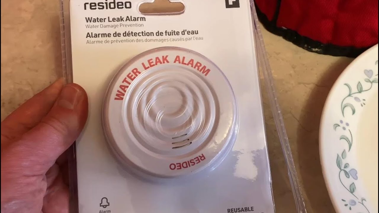 Water Leak Alarm - demonstration & installation - YouTube