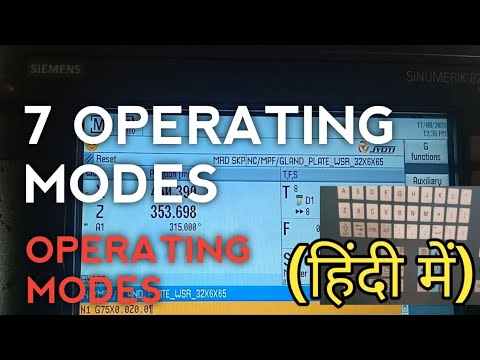 7 operating modes|| नया बंदा देखेगा तो वह भी ( हिंदी में) || cnc ...