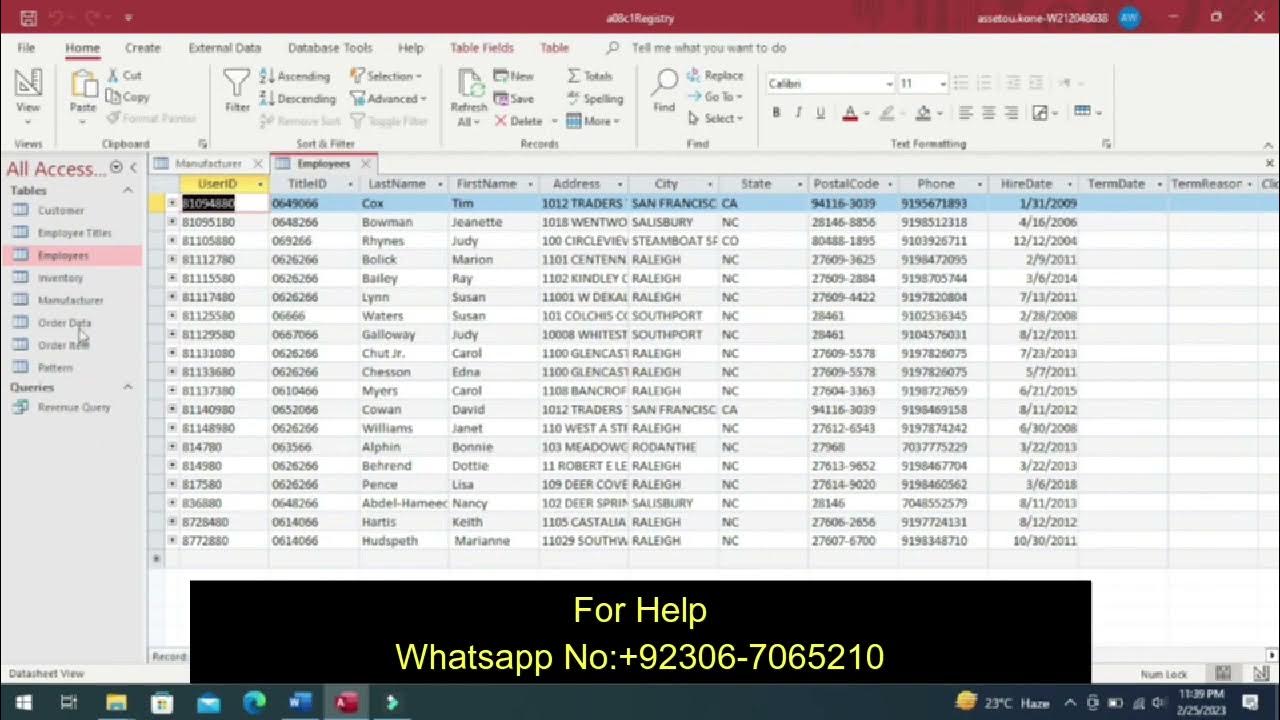 Exp19_Access_Ch08_Cap - Performance 1.0 | Access Chapter 8 Capstone - Performance - YouTube