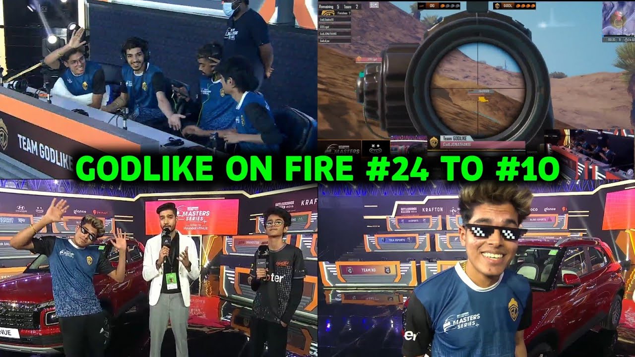 GodLike on Fire 🔥 #24 to #10 Comeback Bolte 💪 || GodLike 1st WWCD in ...