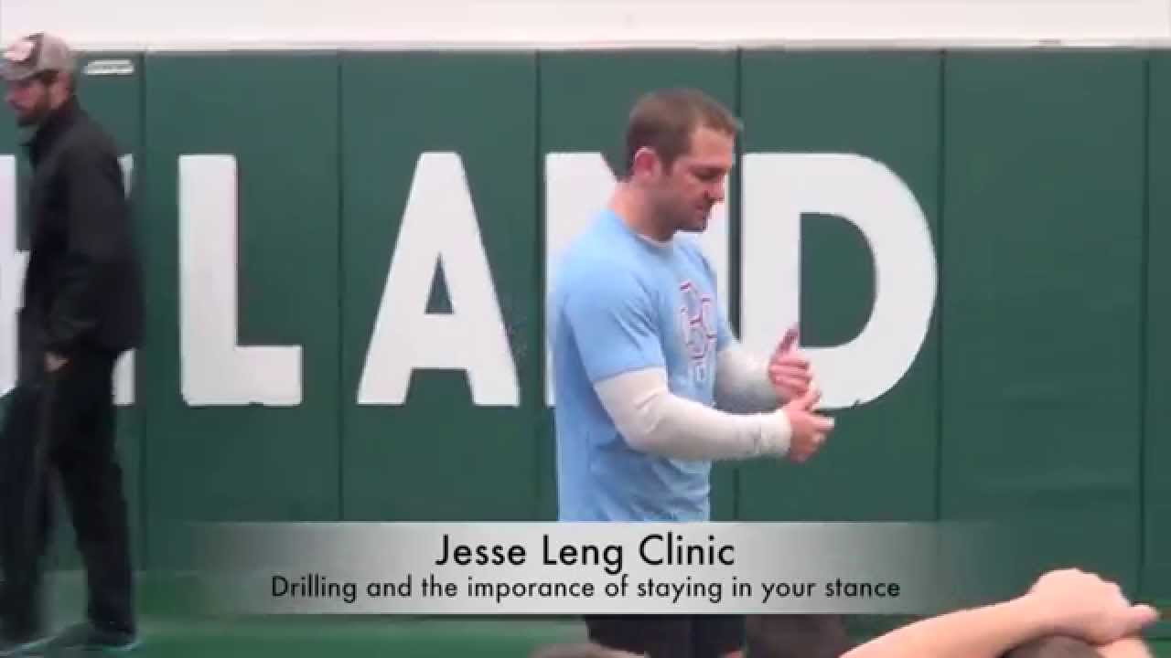 Jesse Leng - Drilling and Staying in the wrestling stance - YouTube