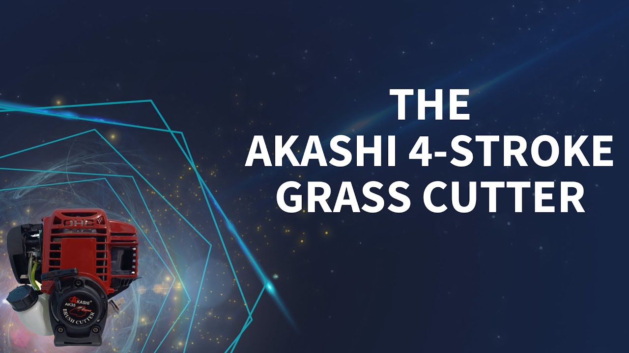 Grass Cutter Akashi 4-Stroke Gasoline Engine - UNBOXING ASSEMBLING and ...