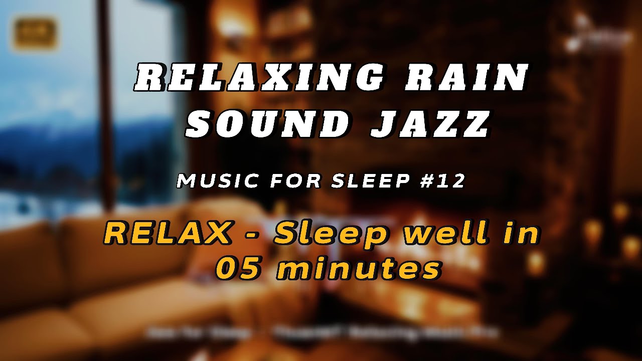 4K Spring - Nightly Sleep Jazz Piano Music with Rain Sounds – Soft Jazz ...