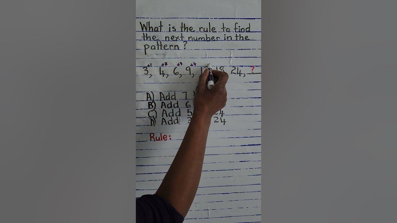 Number Patterns | Rules and Sequence | #shorts - YouTube