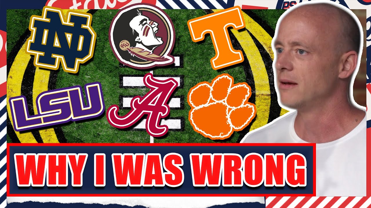 I Was Wrong About LSU & Tennessee + How I Missed FSU & Alabama - Josh ...