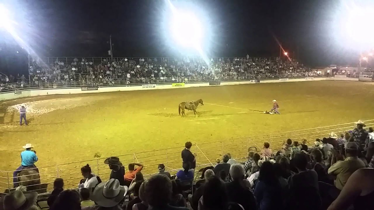 2015 Williamson County Sheriff's Posse Rodeo - Calf Roping - YouTube