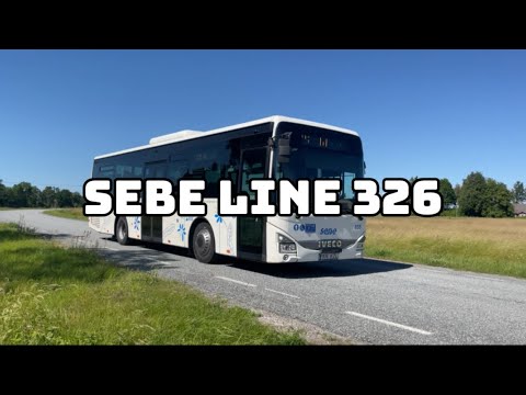 Sebe line 326 near Varbla stop - YouTube