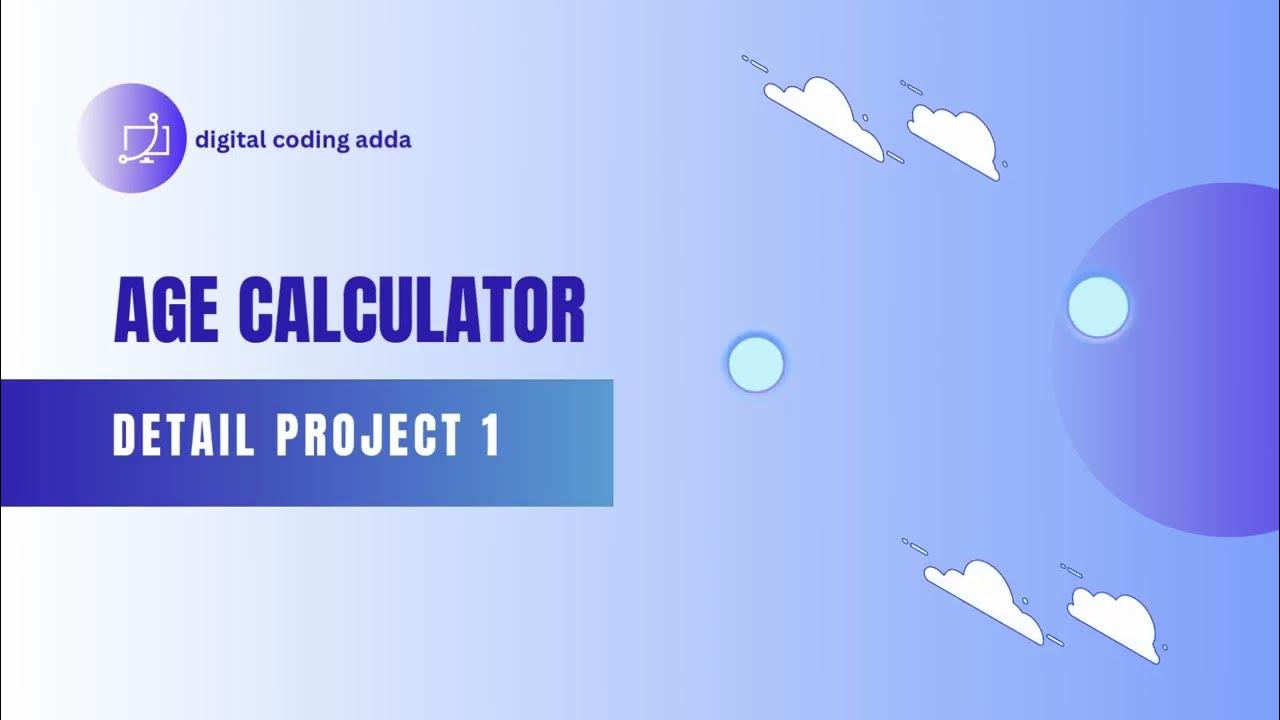 Age Calculator Using HTML, CSS & JavaScript | Create Your Own Age ...