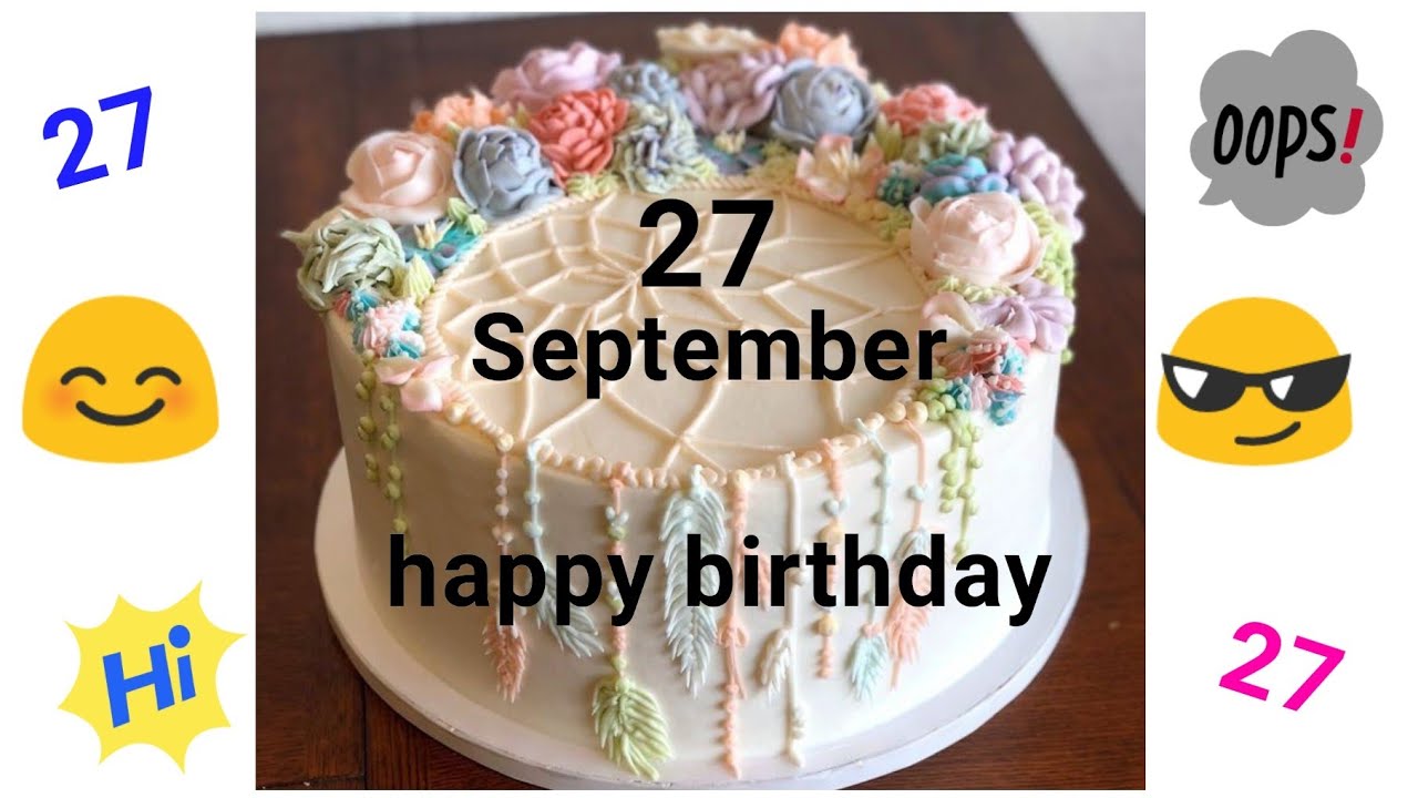 Happy September Birthday Cake