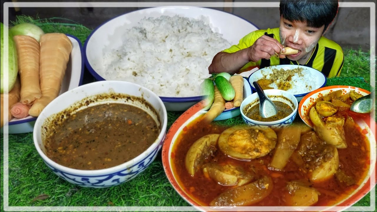 ဒီနေ့တော့ အာလူးဘဲဉဟင်းနဲ့ ငပိရည်မျှစ်ပြုတ်တို့စရာ ရှယ်ကောင်း🤤 20 8 2023