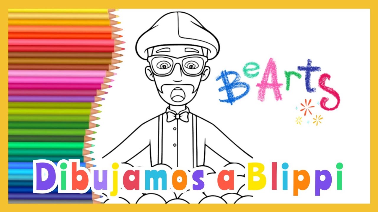 how to draw blippi - educational videos for kids #blippi # ...