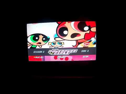 the powerpuff girls season 3 side a dvd menu - YouTube
