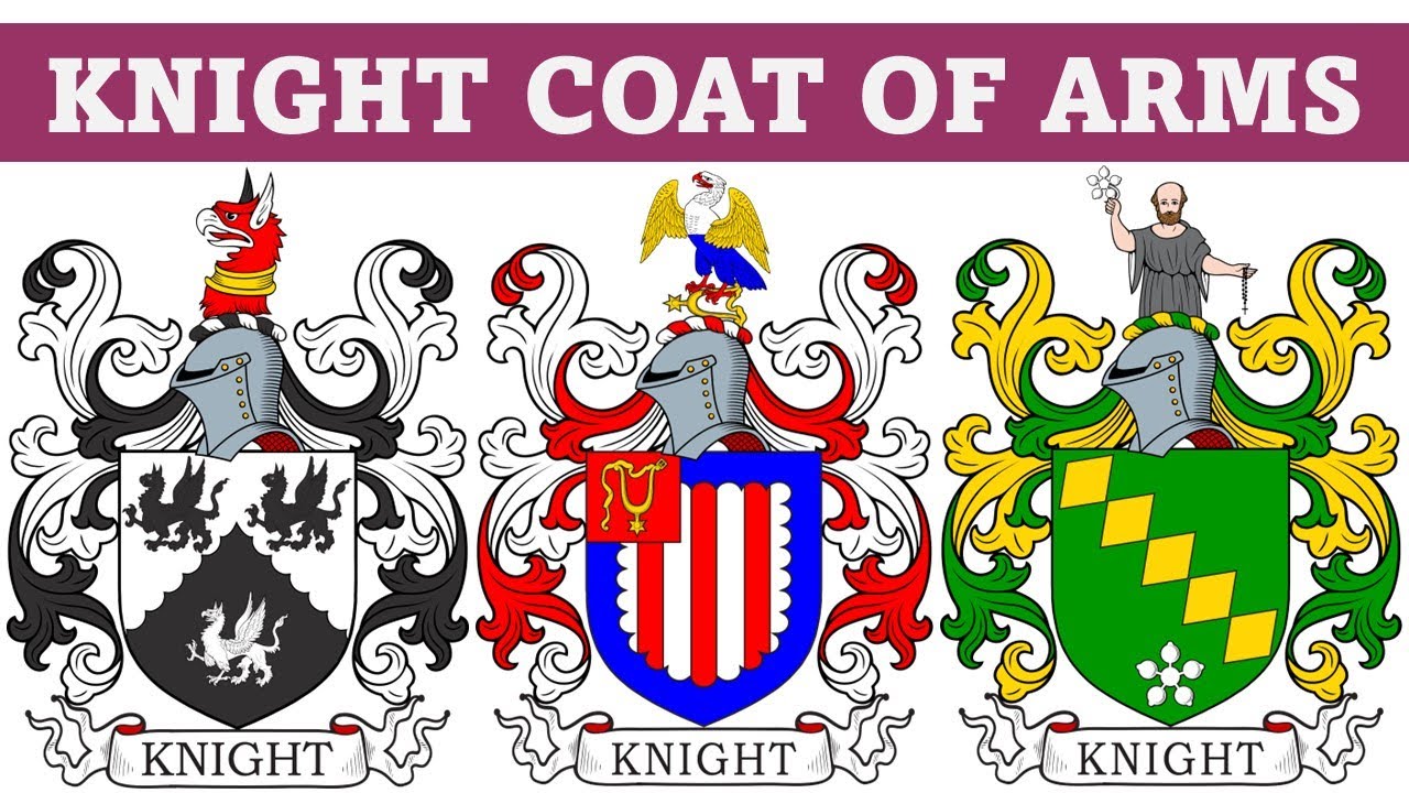 Knight Coat of Arms & Family Crest - Symbols, Bearers, History - YouTube