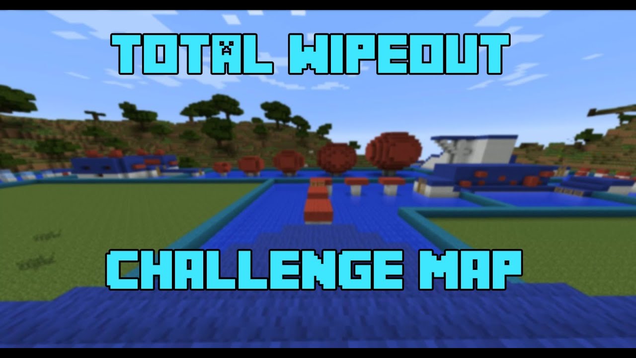 Total Wipeout Minecraft Map (With Map Download) - YouTube