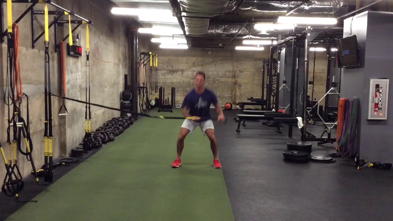 TRX Rip Trainer Squat Rotation - YouTube