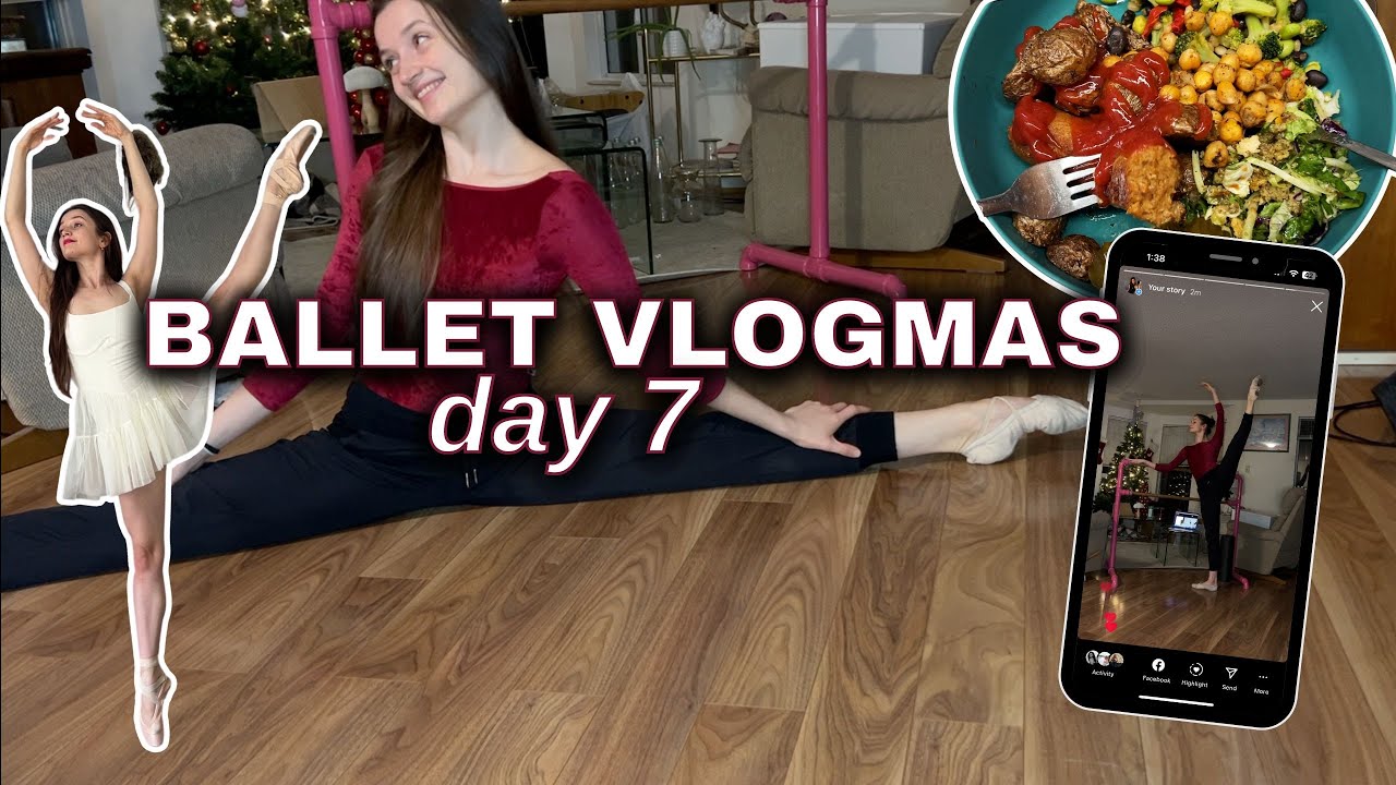 VLOGMAS day 7 | Ballet vlog, online ballet class, dance teacher life ...