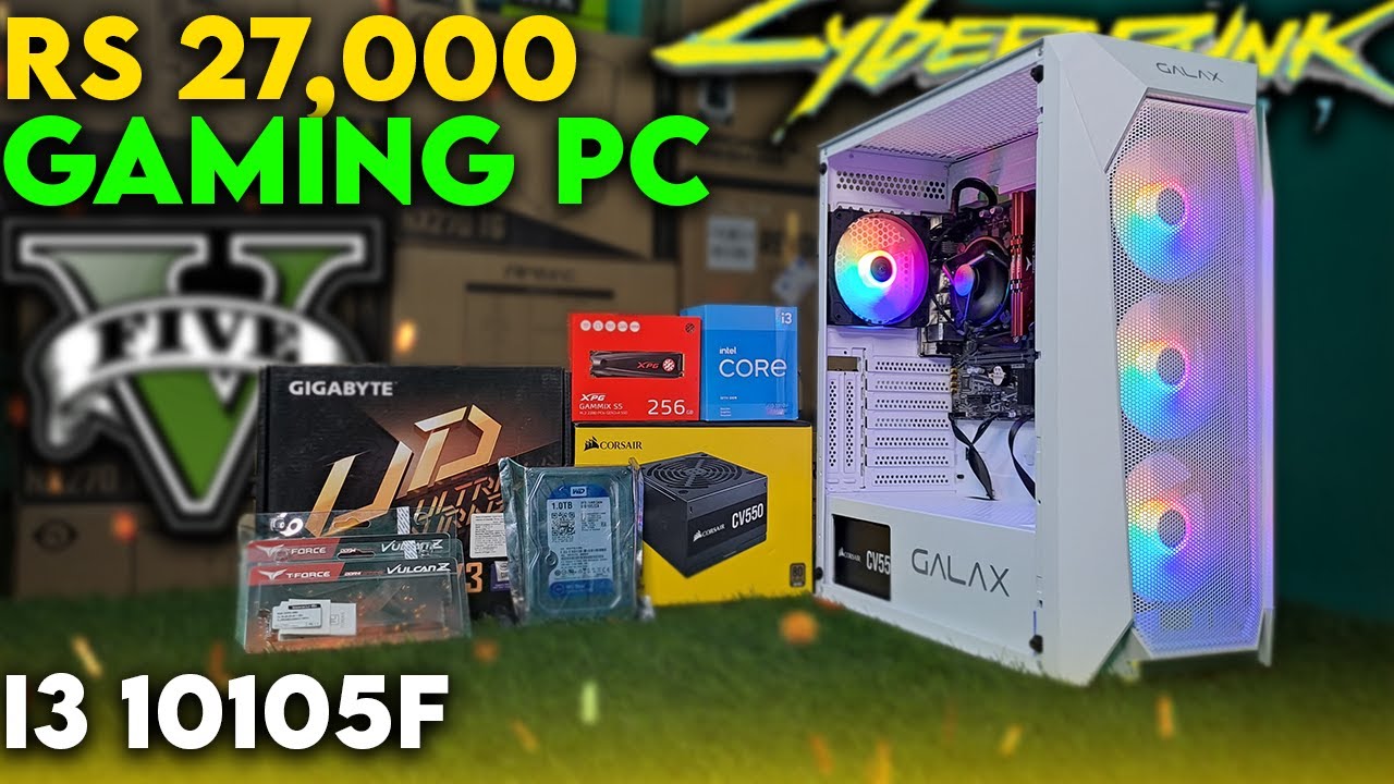 Rs 27000 Gaming PC Build | intel Core i3 10105f [Gaming PC] #pcbuild #techpc7 ☎️: (91 ...